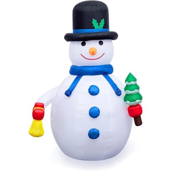 Holiday | 613 Ft Christmas Decoration Inflatable Snowman Blue Hat Blow ...